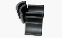 China Super Permanent Arc Shape Ferrite Starter Motor Magnets Y30 Y35 550 560 775 for sale