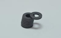China Ceramic Ferrite Ring Magnet 150mm x 100mm x 25mm for Subwoofer Speakers and Motors for sale