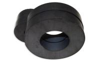 China Large Ceramic Permanent Ferrite Ring Magnet 134x56x25mm for Speakers - Y25 to Y35 Grade with Custom Sizes for sale