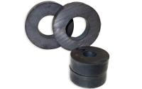 China Strontium Barium Ferrite Ring Magnet Y25 Grade for DC Motors - ±2% Dimensional Tolerance, Custom Shapes Available for sale
