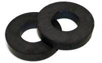 China Strontium Barium Ferrite Ring Magnet Y25 Grade for DC Motors - ±2% Dimensional Tolerance, Custom Shapes Available for sale
