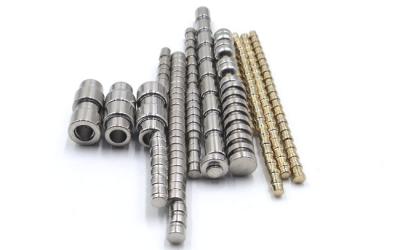 China Custom Neodymium Cylinder Magnets for Mobile Phones - N35 to N52 Grade with ±0.05mm Tolerance and 80°C Working Temperature for sale