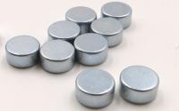 China N35 Grade Neodymium Disc Magnets 11.8-12.2 kGs Br with ±0.05mm Tolerance for Industrial Applications for sale
