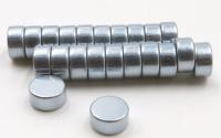 China N35 Grade Neodymium Disc Magnets 11.8-12.2 kGs Br with ±0.05mm Tolerance for Industrial Applications for sale