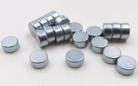 China N35 Grade Neodymium Disc Magnets 11.8-12.2 kGs Br with ±0.05mm Tolerance for Industrial Applications for sale