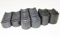 China Arc Shape Permanent Ferrite 360 Magnet for PMDC Motor - Y25/Y30/Y33/Y35 Grades with ±2% Tolerance for sale