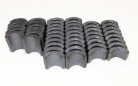 China Arc Shape Permanent Ferrite 360 Magnet for PMDC Motor - Y25/Y30/Y33/Y35 Grades with ±2% Tolerance for sale