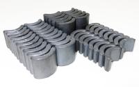 China Arc Shape Permanent Ferrite 360 Magnet for PMDC Motor - Y25/Y30/Y33/Y35 Grades with ±2% Tolerance for sale