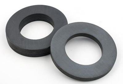 China Custom Strontium Barium Ferrite Ring Magnets Y25 Y30 Y33 Y35 Grades ±2% Tolerance for Motors & Speakers for sale