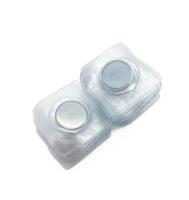 China Permanent Neodymium Button Magnets 23×3mm PVC Coated - N35 to N52 Grades for Industrial Applications for sale