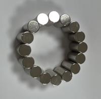 China N42 Neodymium Cylinder Magnet 10mm dia. x 20mm thick Diametrically Magnetized (2-Pole) for sale