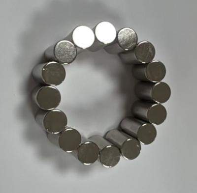 China N42 Neodymium Cylinder Magnet 10mm dia. x 20mm thick Diametrically Magnetized (2-Pole) for sale