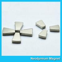 China Custom Trapezoid Neodymium Magnets N35-N52 Grade with ±0.05mm Tolerance and 80-240°C Temperature Range for sale