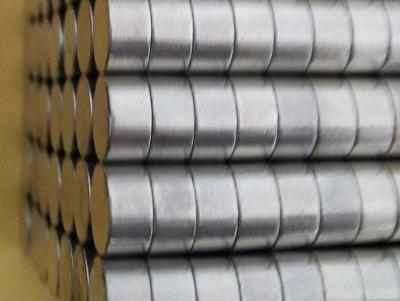 China N50 Neodymium Cylinder Magnets 10mm Diameter Rare Earth Disc Magnets for Motors for sale