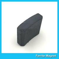 China Arc Shaped Permanent Ferrite Magnet For Ceiling Fan Motor SGS Certification for sale