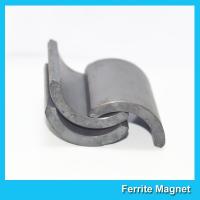 China Arc Shaped Permanent Ferrite Magnet For Ceiling Fan Motor SGS Certification for sale
