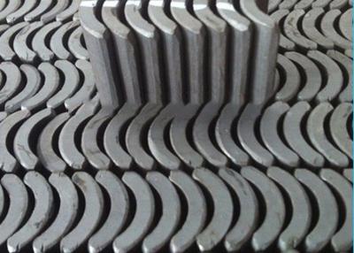 China Arc Shaped Permanent Ferrite Magnet For Ceiling Fan Motor SGS Certification for sale