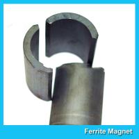 China Permanent Ferrite Step Motor Magnet Ceramic Arc R75.15 x r67.15 x W64 Anti-Corrosion for sale