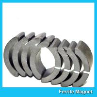 China Permanent Ferrite Step Motor Magnet Ceramic Arc R75.15 x r67.15 x W64 Anti-Corrosion for sale