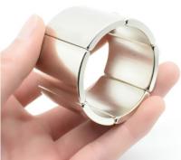China Arc Shaped Neodymium Permanent Magnet N35-N52 Grade with ±0.05mm Tolerance and 80-240°C Temperature Range for sale