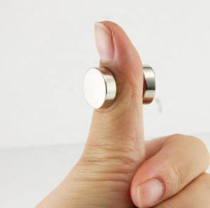 China N38 Grade Disc Shaped Neodymium Permanent Magnets with ±0.05mm Tolerance and 80°C Working Temperature for sale