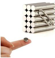 China N38 Grade Disc Shaped Neodymium Permanent Magnets with ±0.05mm Tolerance and 80°C Working Temperature for sale