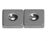 China N52 Grade Countersunk Hole Neodymium Rare Earth Magnet for Fishing - ±0.05mm Tolerance, 14.4-14.8 Br Rating for sale
