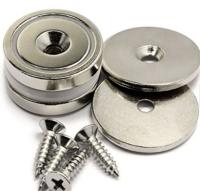 China N52 Grade Countersunk Hole Neodymium Rare Earth Magnet for Fishing - ±0.05mm Tolerance, 14.4-14.8 Br Rating for sale