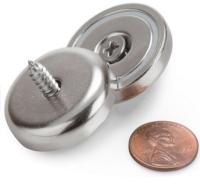 China N52 Grade Countersunk Hole Neodymium Rare Earth Magnet for Fishing - ±0.05mm Tolerance, 14.4-14.8 Br Rating for sale