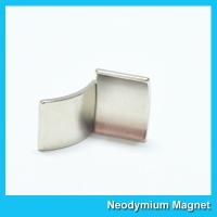 China N52 Super Strong Neodymium Motor Magnets Nickel Coating Arc Shaped for sale