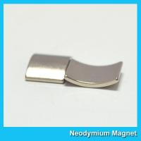 China N52 Super Strong Neodymium Motor Magnets Nickel Coating Arc Shaped for sale