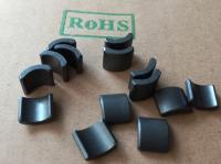 China Y30 Y33 Y35 Grade Ferrite Arc Magnet Ceramic Motor Segments with ±2% Tolerance and ±0.1mm Height Precision for sale