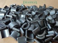 China Y30 Y33 Y35 Grade Ferrite Arc Magnet Ceramic Motor Segments with ±2% Tolerance and ±0.1mm Height Precision for sale