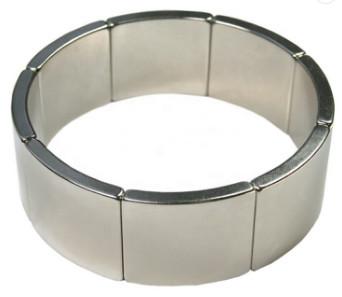 China N35 Neodymium Arc Segment Motor Magnet 11.8-12.2 kgs Br with ±0.05mm Tolerance for Industrial Applications for sale