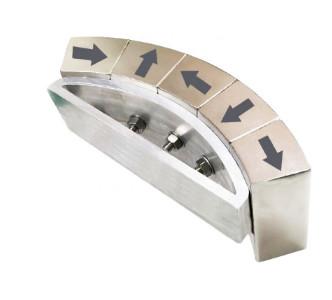China N48 Neodymium Arc Segment Magnets for Brushless DC Motors - ±0.05mm Tolerance, 240°C Max Temperature for sale