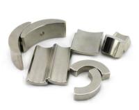 China Industrial Arc Neodymium Motor Magnets N45SH Grade with ±0.05mm Tolerance and 150°C Temperature Resistance for sale