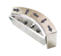 China Arc Shaped Neodymium Motor Magnets N38H Grade for Wind Generators with 200°C Max Temperature for sale