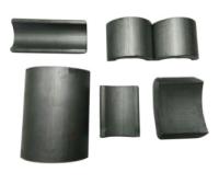 China Permanent Ferrite Arc Magnet SrO / Bao / Fe2O3 Material For Motor Generator for sale