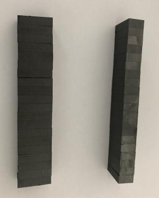 China C10 Grade Customized Small Bar Block Shape Isotropic Ferrite Magnet for sale