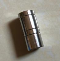 China N35 Grade Neodymium Disc Magnet 18mm x 15mm with Silver Shine Coating for Industrial Applications for sale
