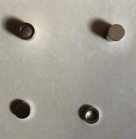 China N35 Grade Neodymium Disc Magnet 18mm x 15mm with Silver Shine Coating for Industrial Applications for sale