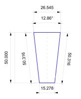China Custom Trapezoid Neodymium Magnets N35-N52 Grade with ±0.05mm Tolerance and 80-240°C Temperature Range for sale