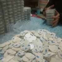 China N35 Neodymium Disc Magnets 10x1mm with 3M Double-Sided Tape for Industrial Use for sale