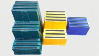 China Heavy Duty Polyethylene Plastic Single Step Stool Safety Smooth Finished for sale