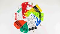 China Custom Design Danger Notification Tag for Industrial Application for sale