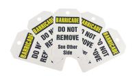China Customized Plastic Risk Indicating Tag for Industrial Application for sale