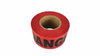 China Waterproof High Abrasion Resistance Barricade Safety Tape 1000ft 3in 1.6mil for sale