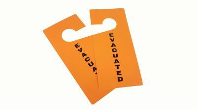 China Industrial Plastic Safety Tag Custom Design for Safety Measures for sale