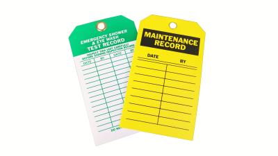 China Custom Design Plastic Safety Tag for Efficiently Track And Manage Assets for sale