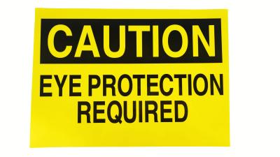 China Customized Protective Warning Label Meeting Industry Standards for sale